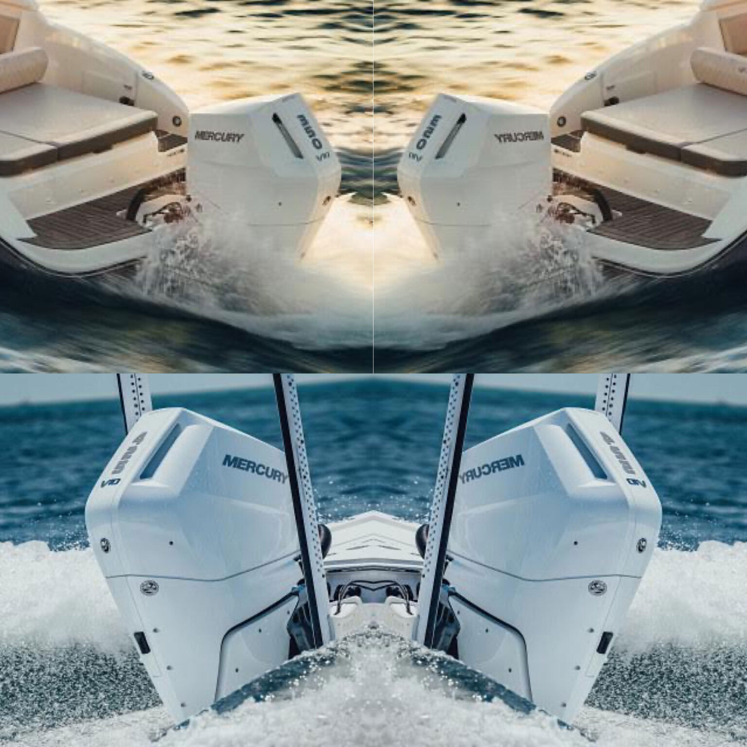 New 425-HP V10 Mercury Verado Outboard and Enhanced Mercury 350 V10 ...
